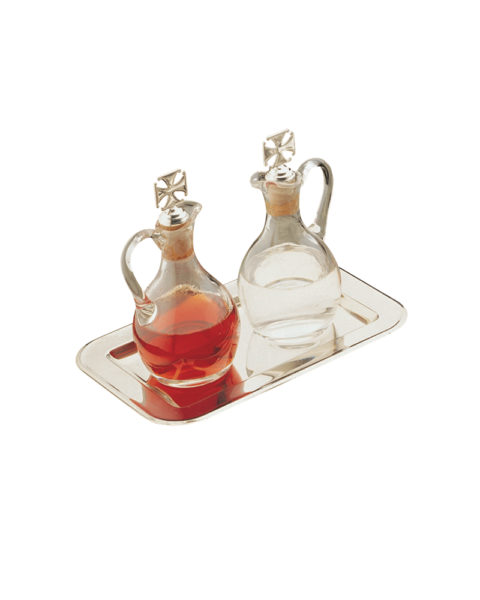 Stainless Steel Cruet Set - Sullivan's Church Supplies